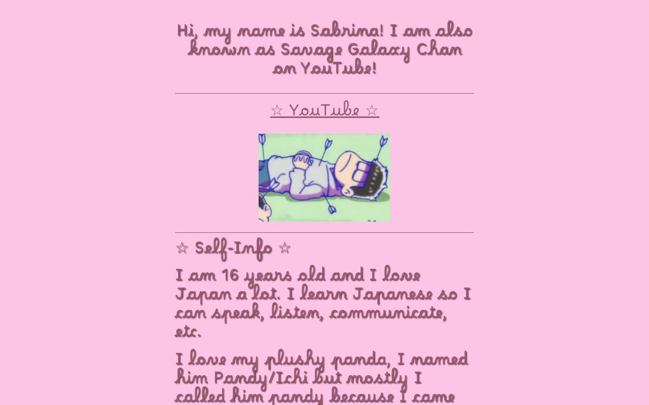 My first Carrd womp womp